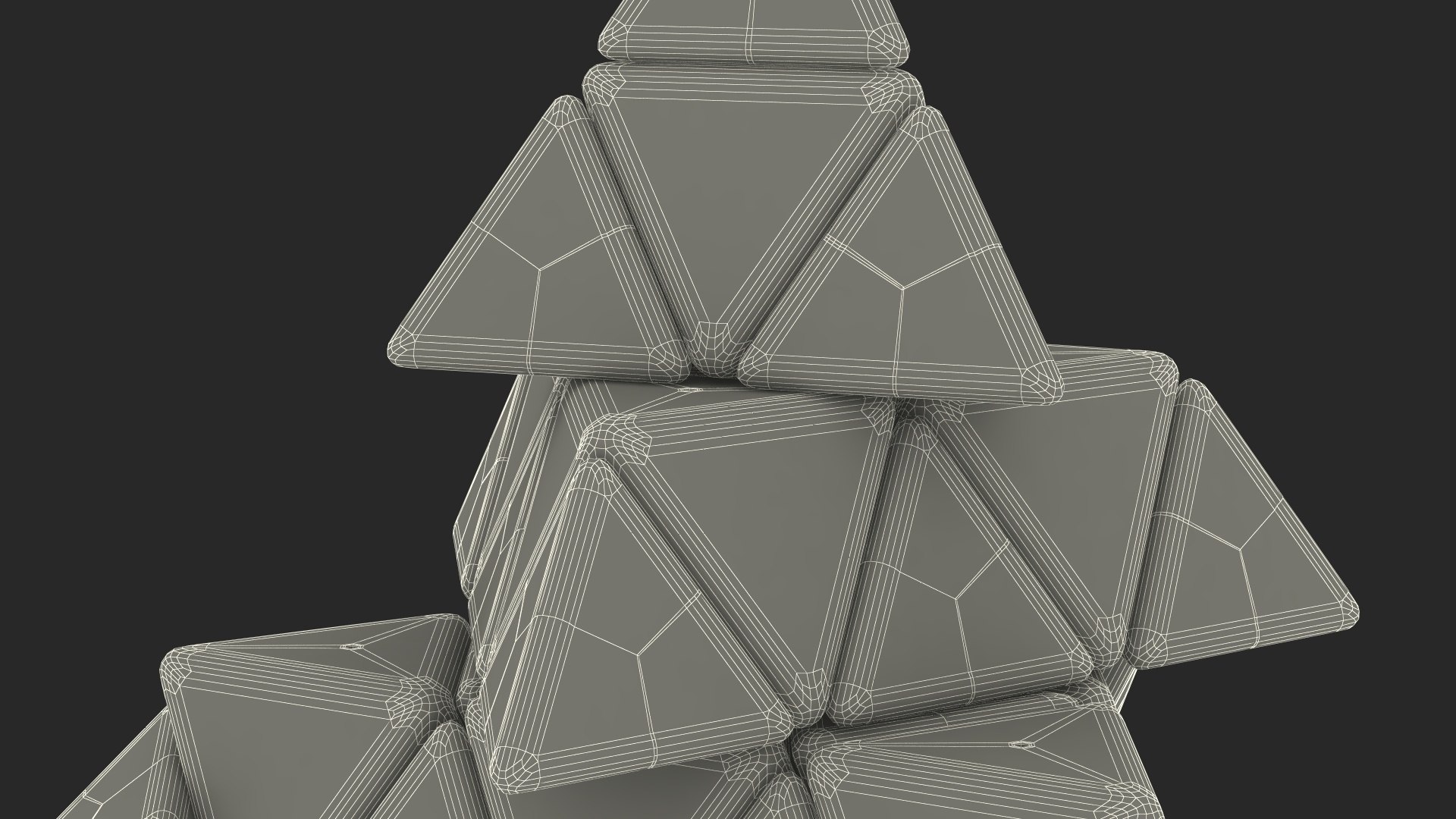 Generic Pyraminx Speed Triangle 3D model - TurboSquid 2149013