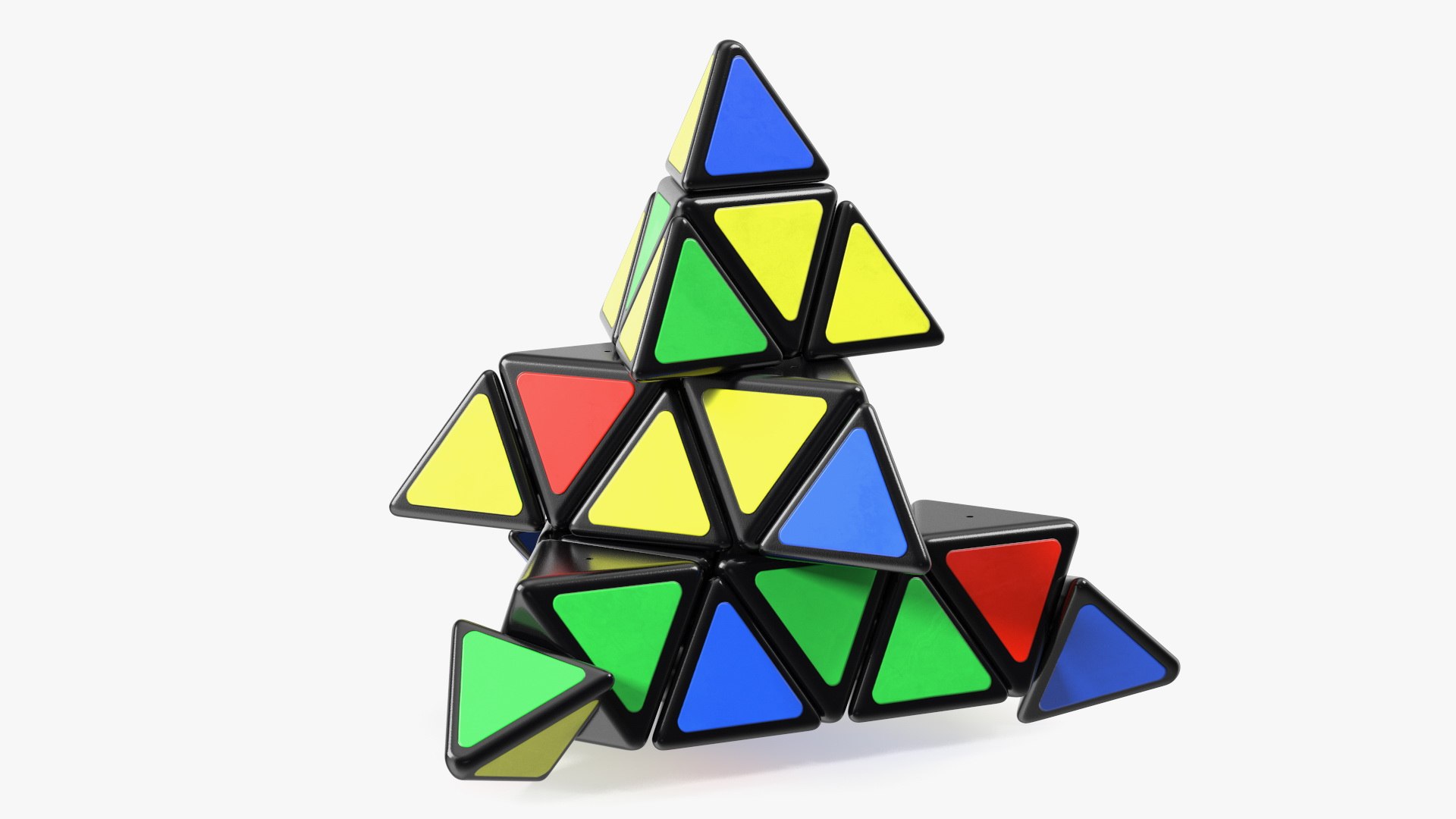 Generic Pyraminx Speed Triangle 3D model - TurboSquid 2149013
