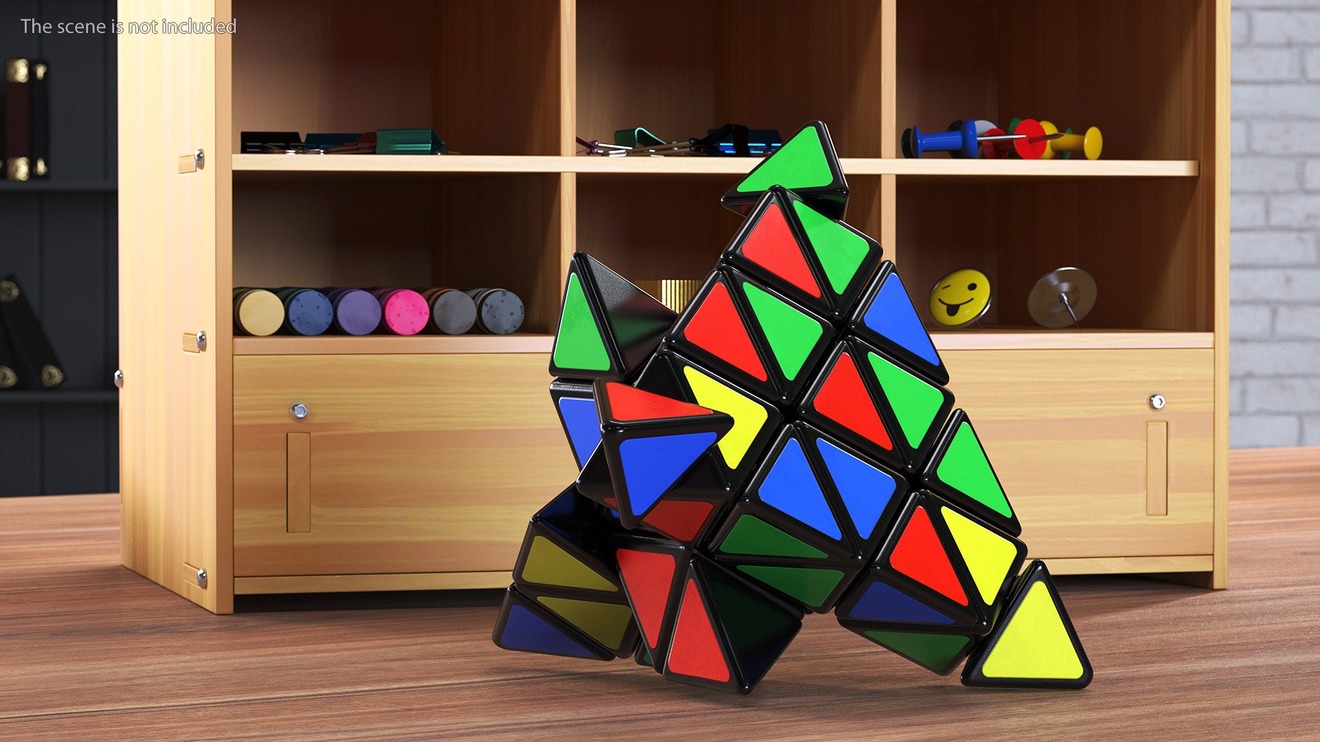 Generic Pyraminx Speed Triangle 3D model - TurboSquid 2149013
