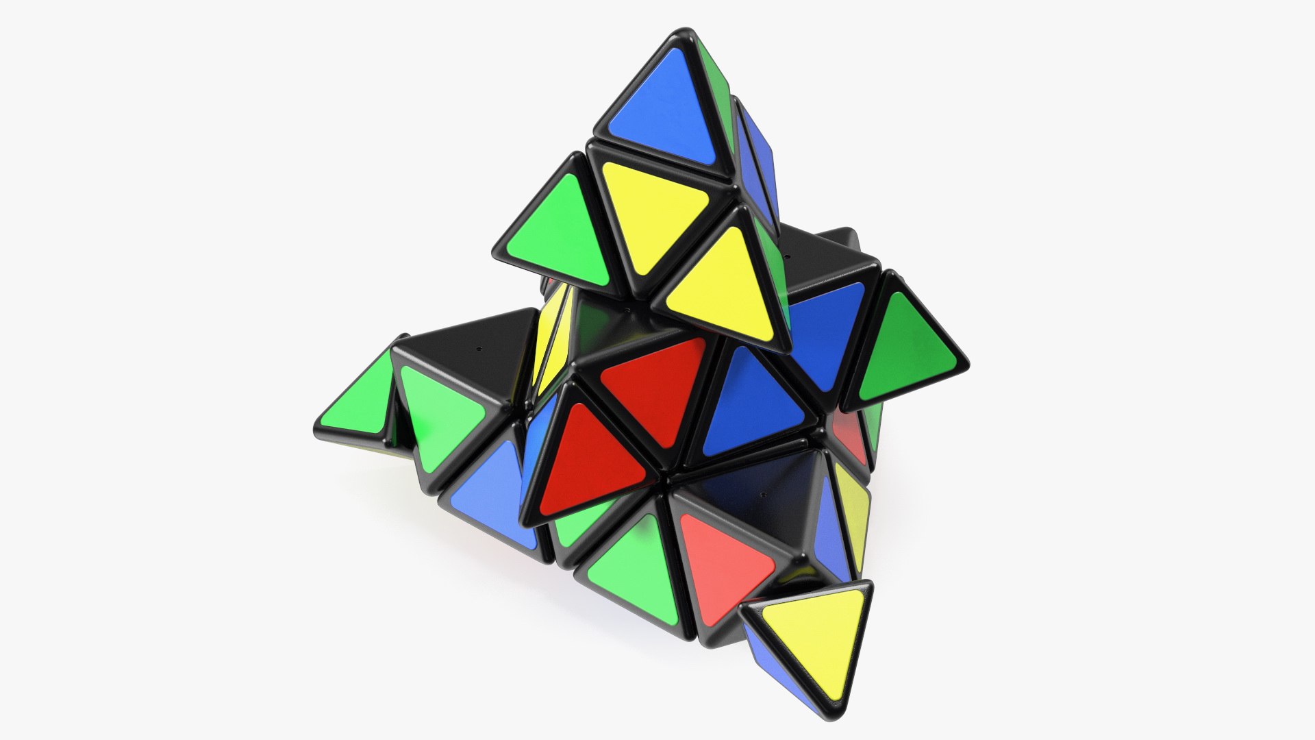 Generic Pyraminx Speed Triangle 3D model - TurboSquid 2149013