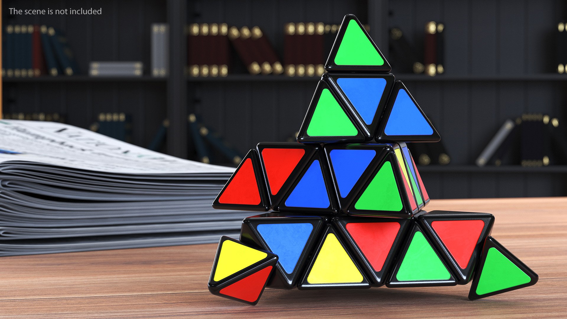 Generic Pyraminx Speed Triangle 3D model - TurboSquid 2149013