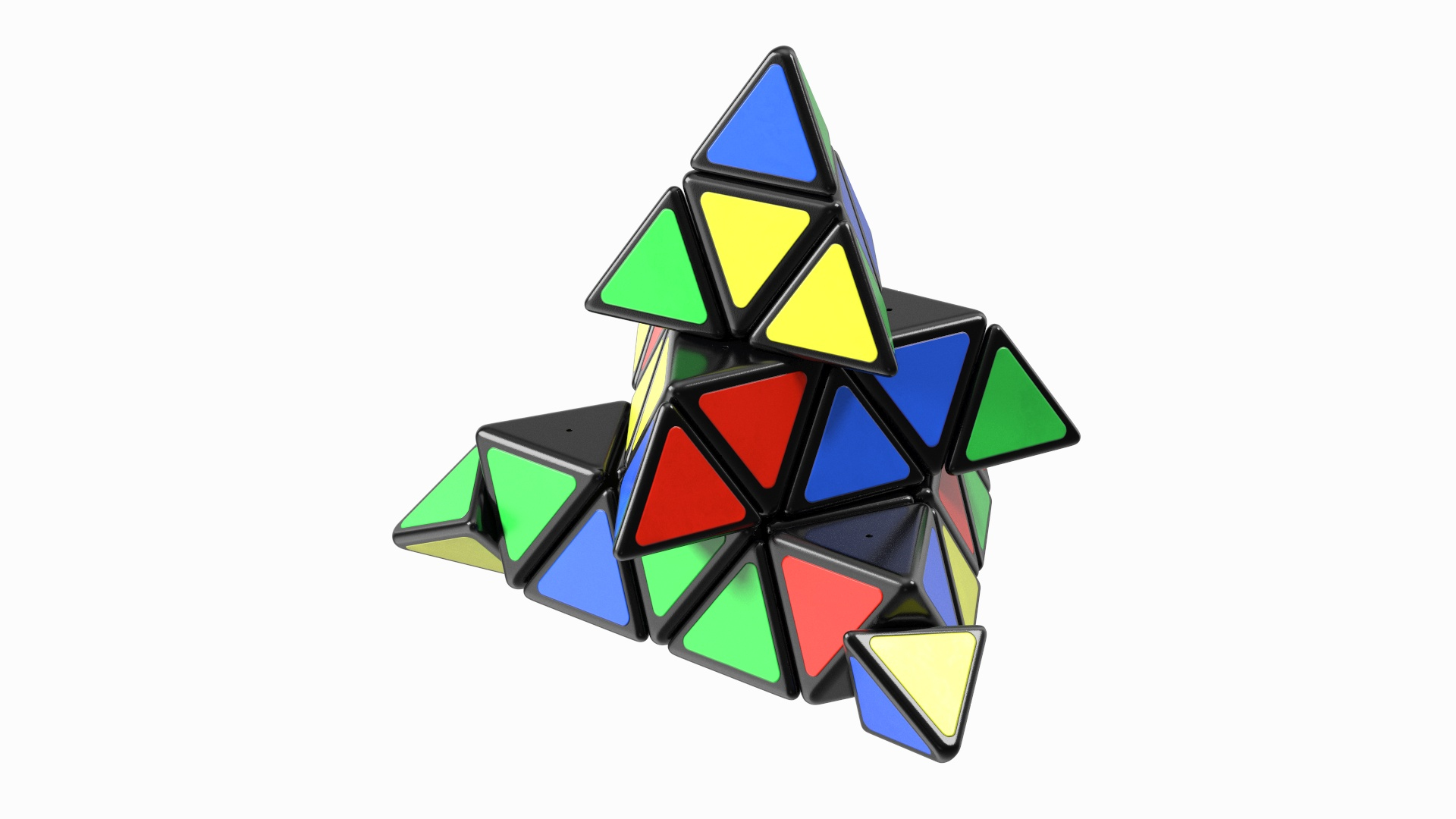 Generic Pyraminx Speed Triangle 3D model - TurboSquid 2149013
