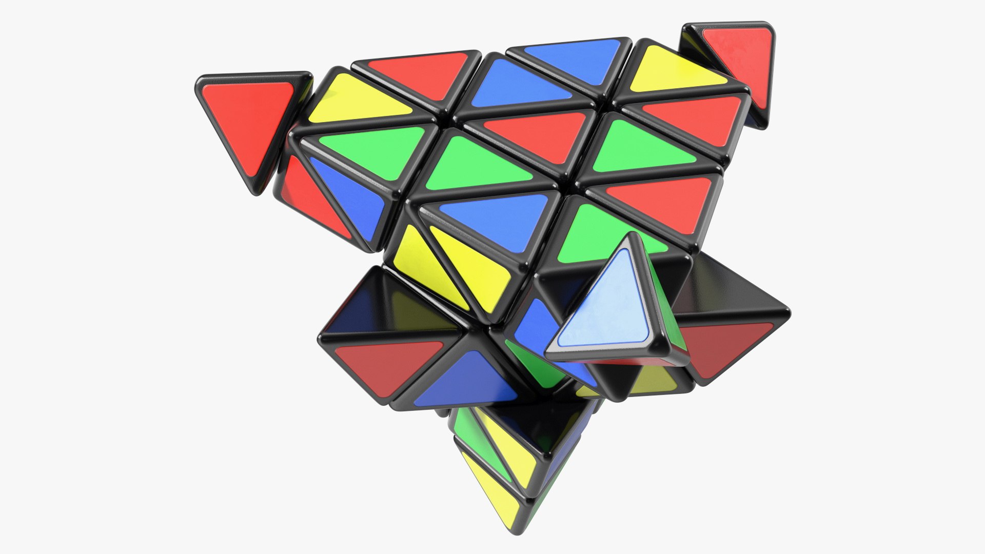 Generic Pyraminx Speed Triangle 3D model - TurboSquid 2149013