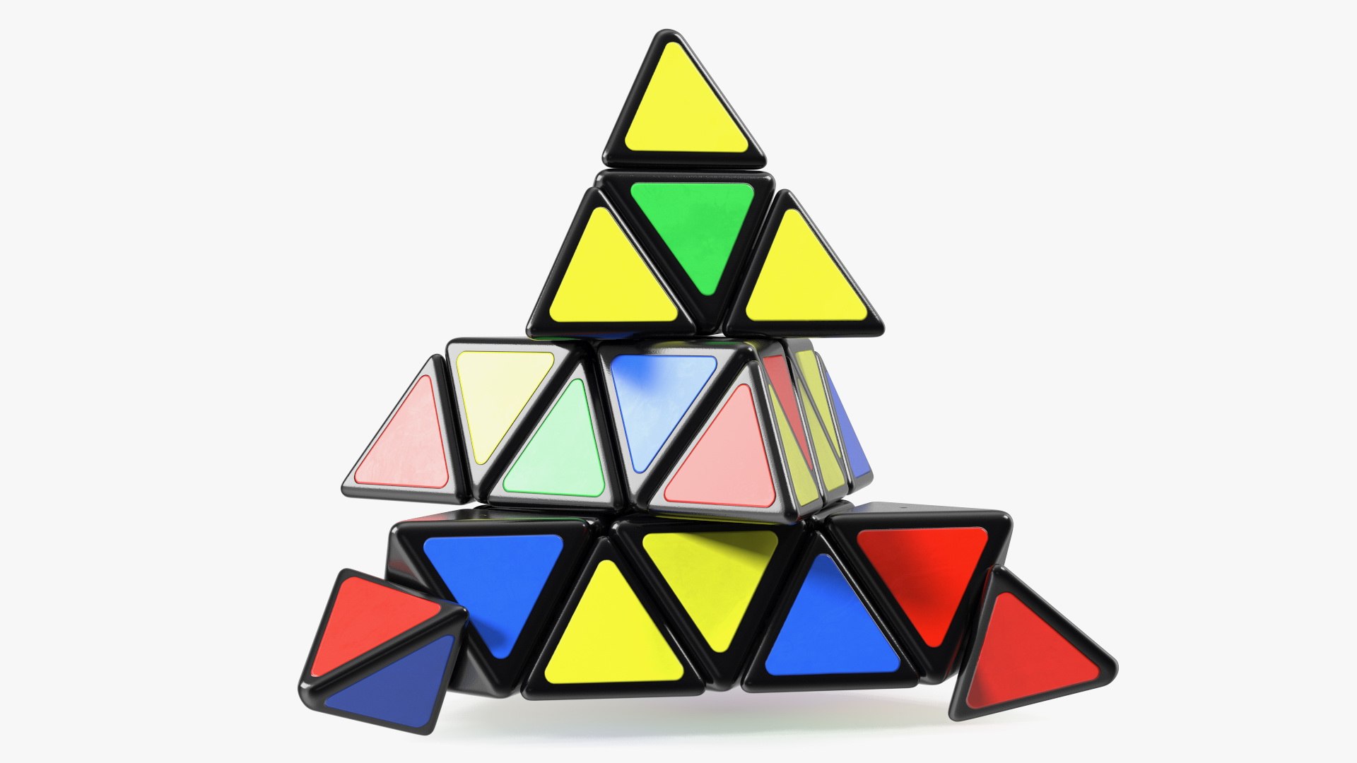 Generic Pyraminx Speed Triangle 3D model - TurboSquid 2149013