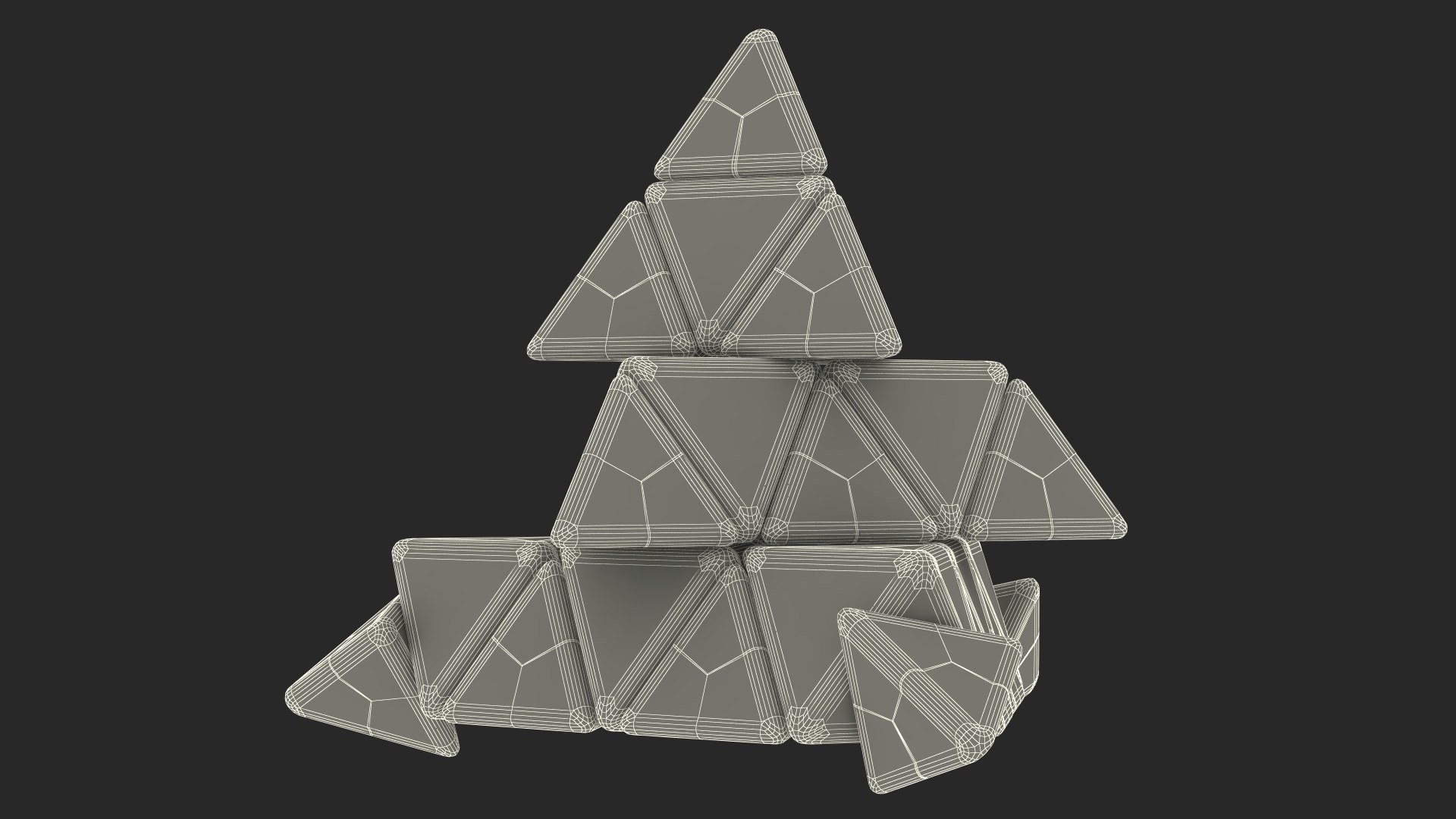 Generic Pyraminx Speed Triangle 3D model - TurboSquid 2149013