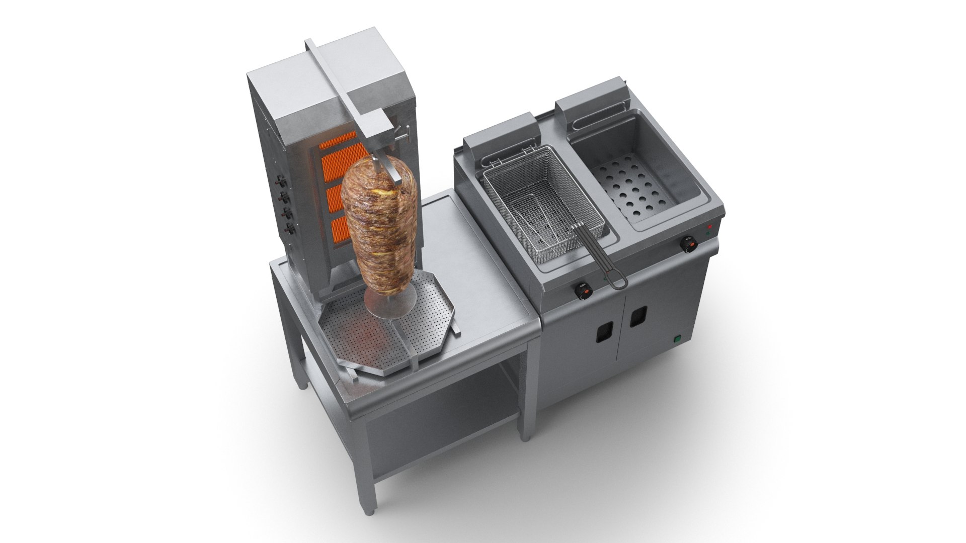 Real Doner Machine 3D - TurboSquid 1646976