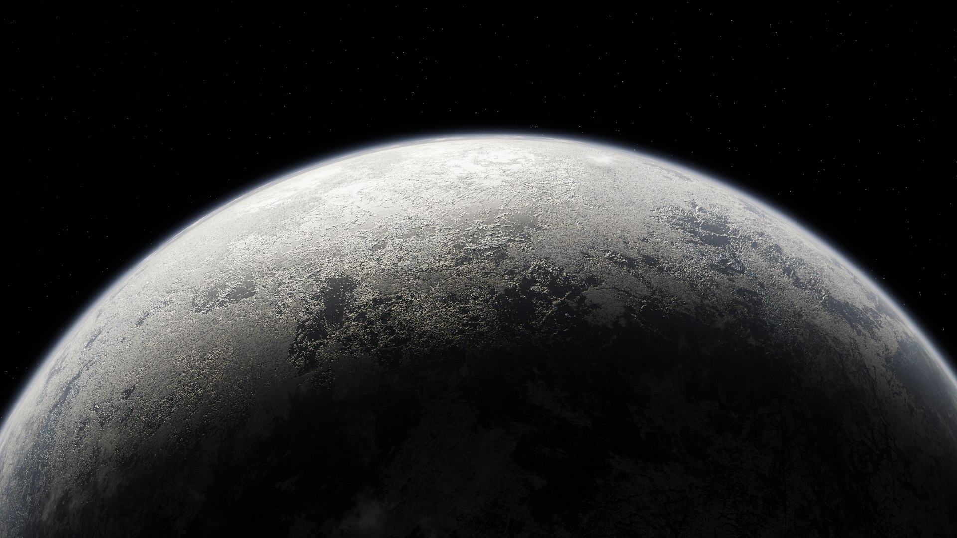 8K Fictional Ice Planet 3 Model - TurboSquid 1931104