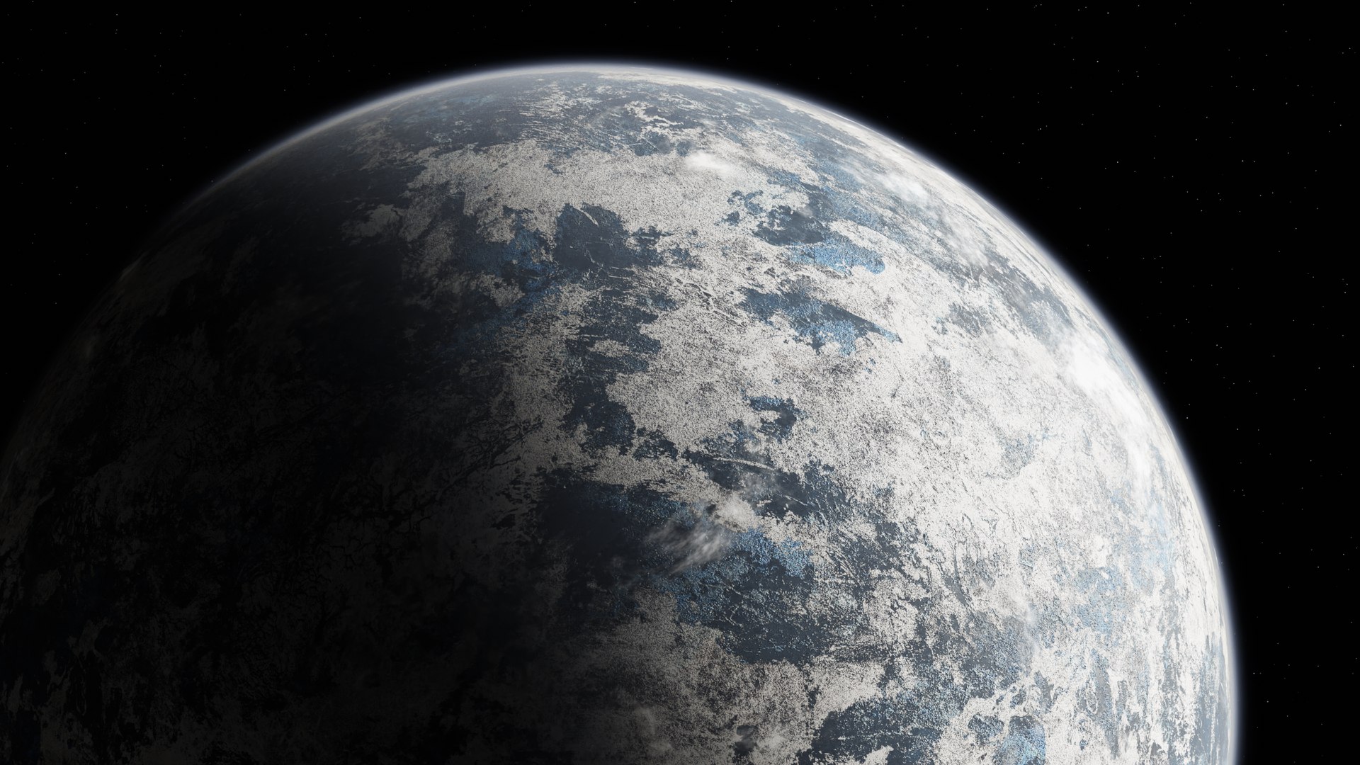 8K Fictional Ice Planet 3 Model - TurboSquid 1931104