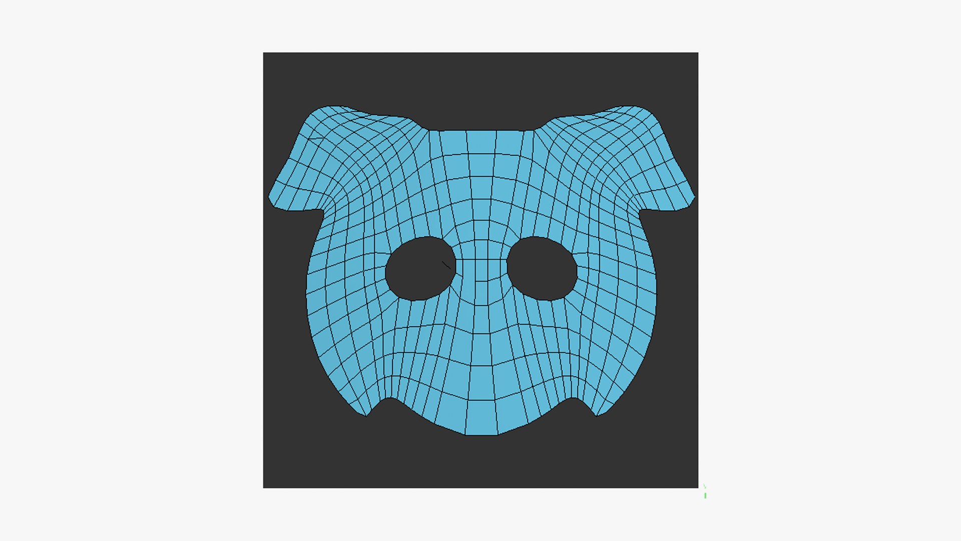 3D Dog Mask Paper 01 - Character Design Fashion Model - TurboSquid 2386326