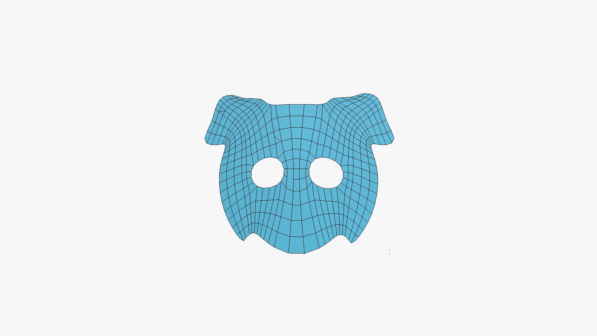 3D Dog Mask Paper 01 - Character Design Fashion Model - TurboSquid 2386326