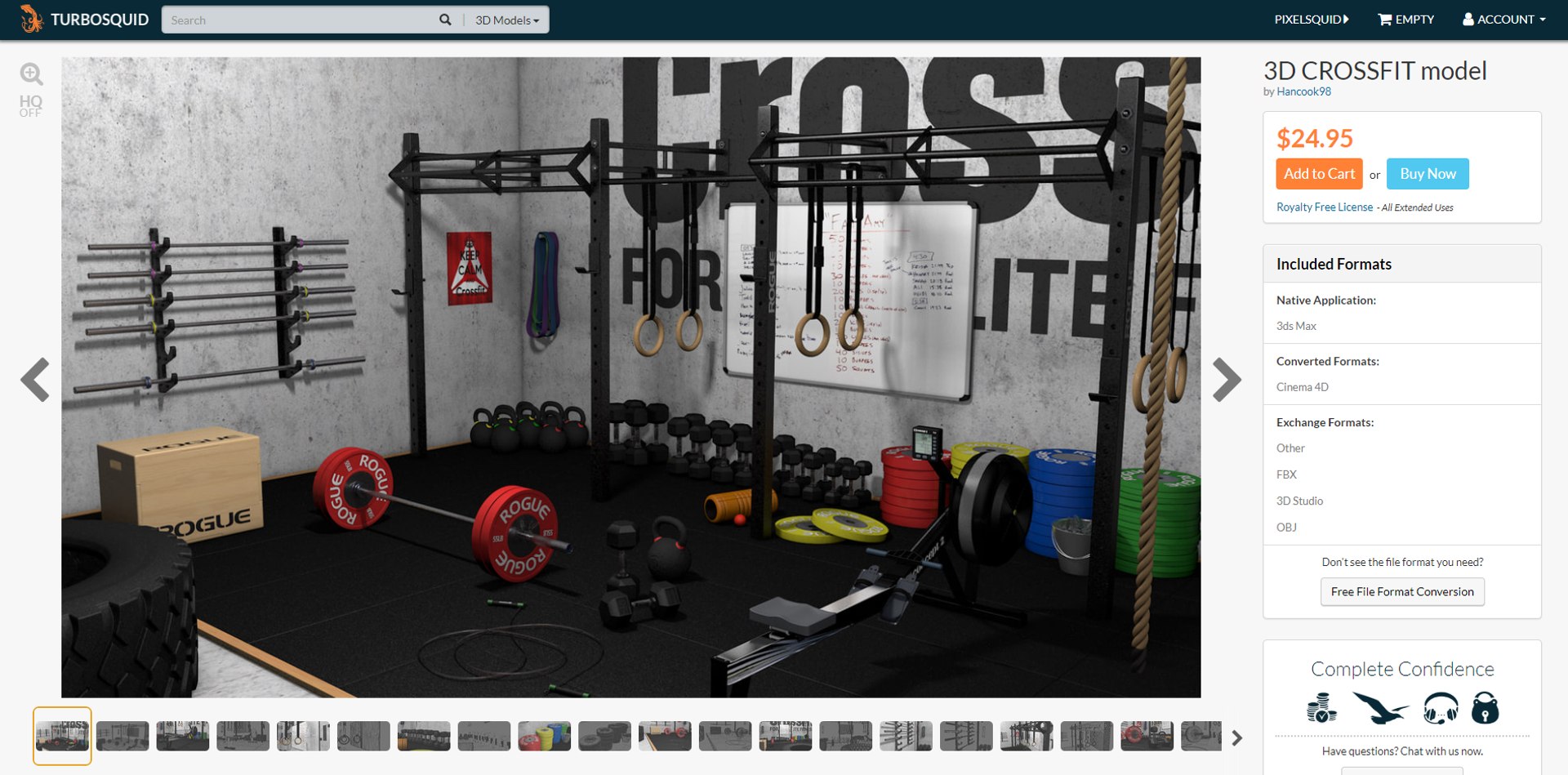 Crossfit Yoke Rogue Model - TurboSquid 1304703