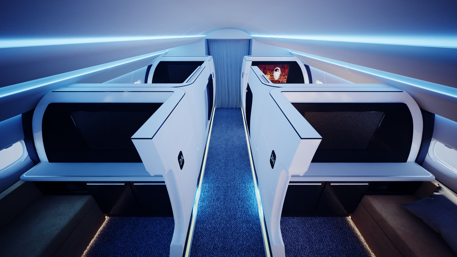 3D Aircraft Interior Vip - TurboSquid 1579791