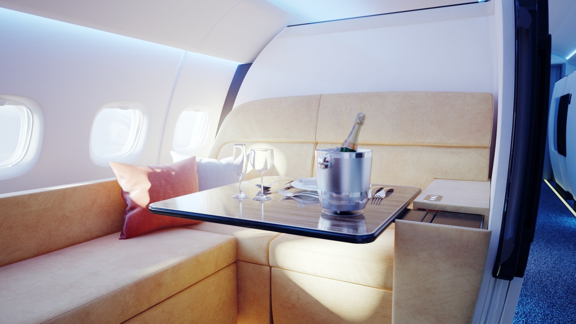 3D Aircraft Interior Vip - TurboSquid 1579791