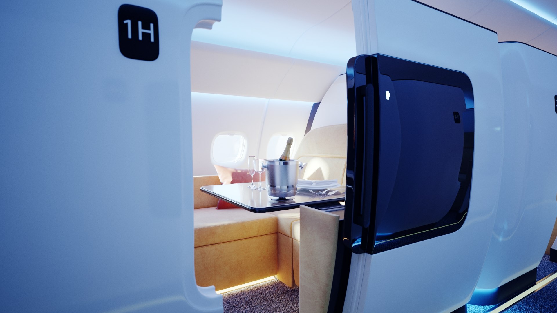 3D Aircraft Interior Vip - TurboSquid 1579791