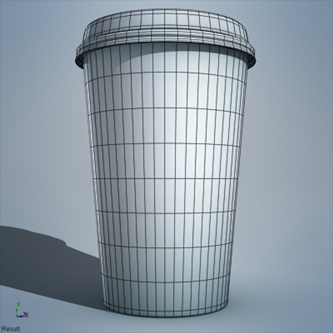 Starbucks Paper Coffee Cup Dxf