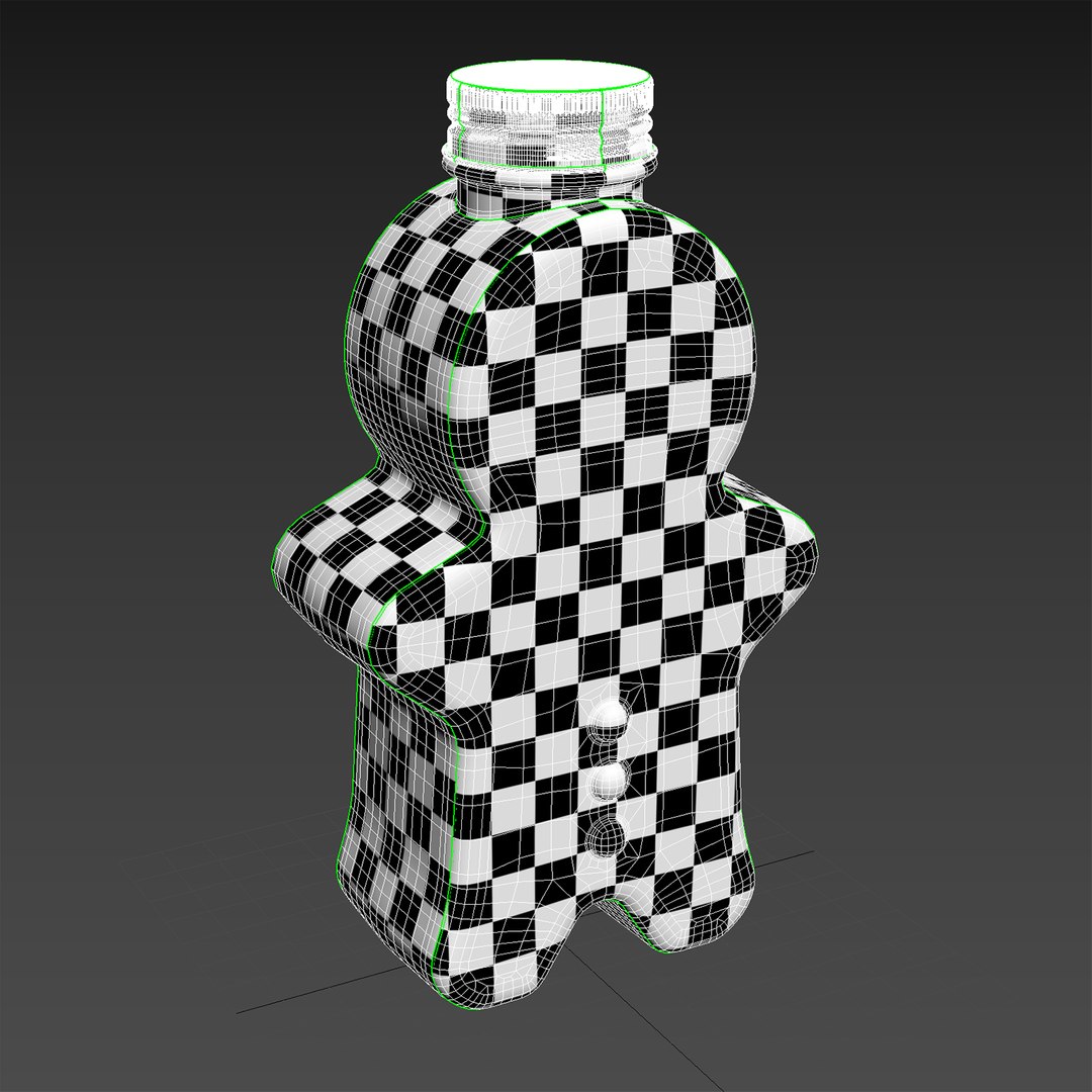 3D PET Bottle Gingerbread Model - TurboSquid 2276290