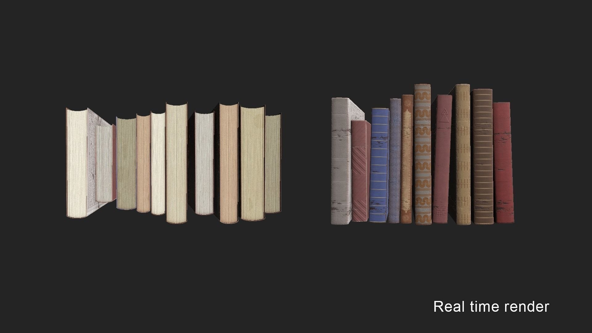 Pack Old Books Model - TurboSquid 1393551