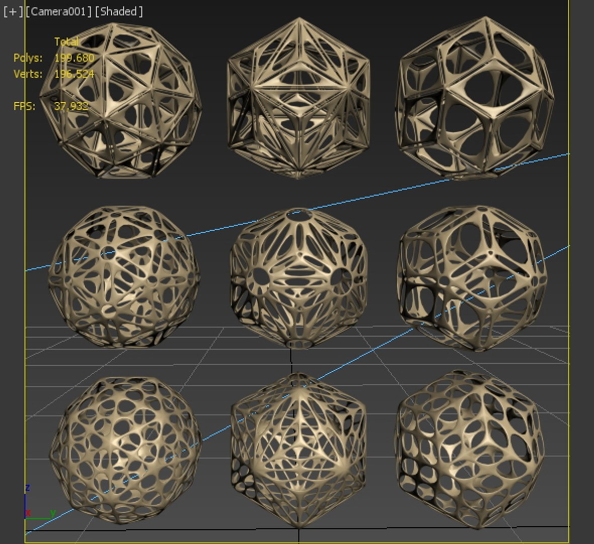 3d model geometric shape mht-10