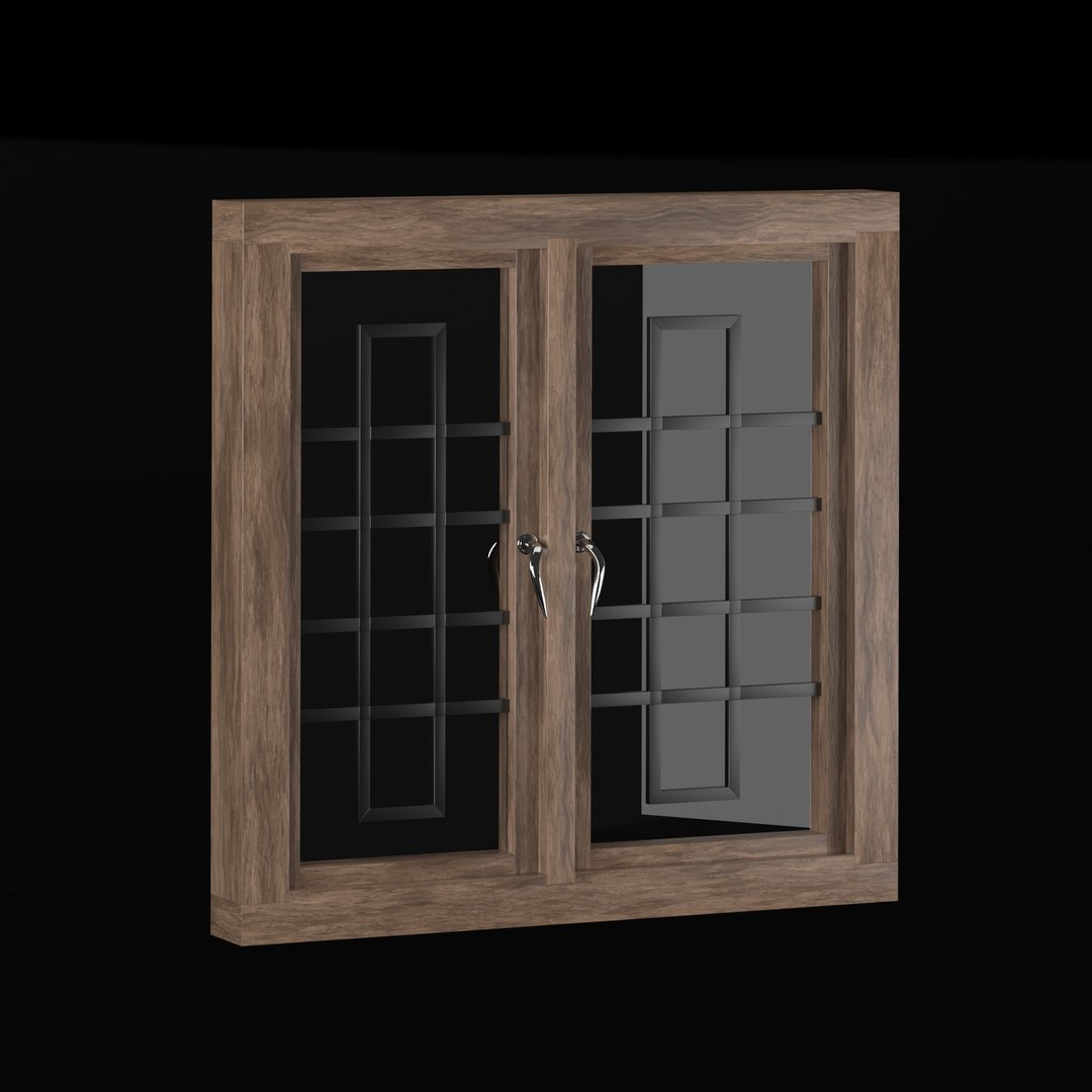 Wooden Windows 3D Model - TurboSquid 1817363