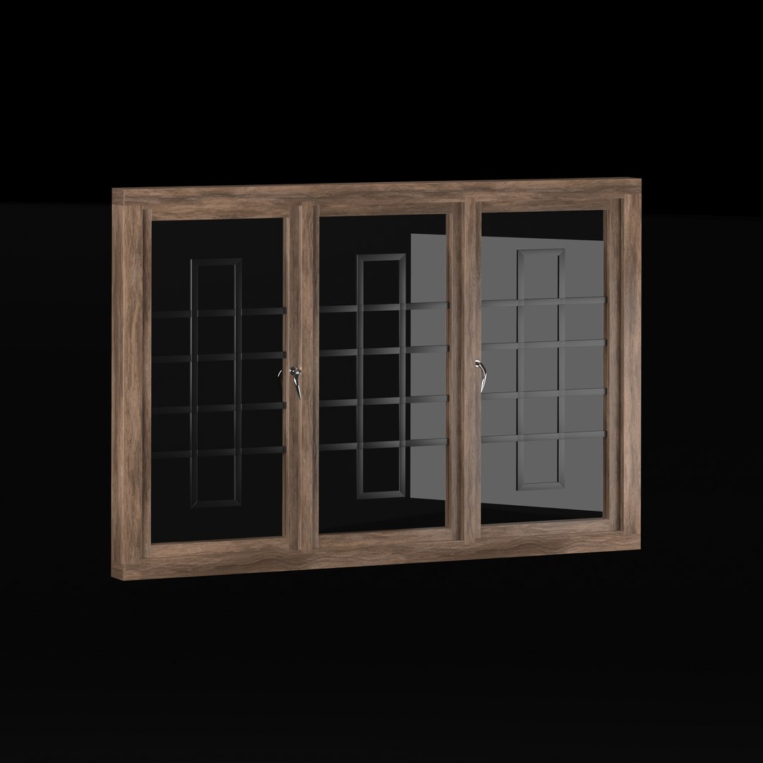 Wooden Windows 3D Model - TurboSquid 1817363