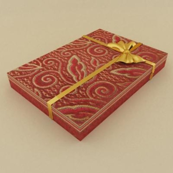 3d model of gift box