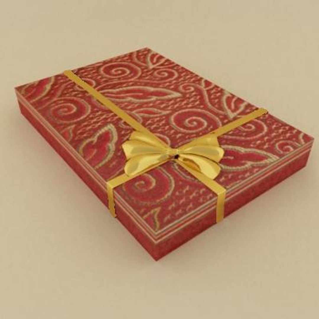 3d Model Of Gift Box