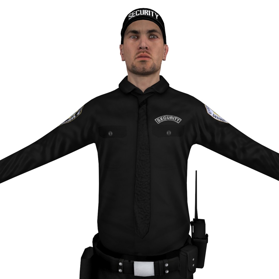 Security Agent 3d Max