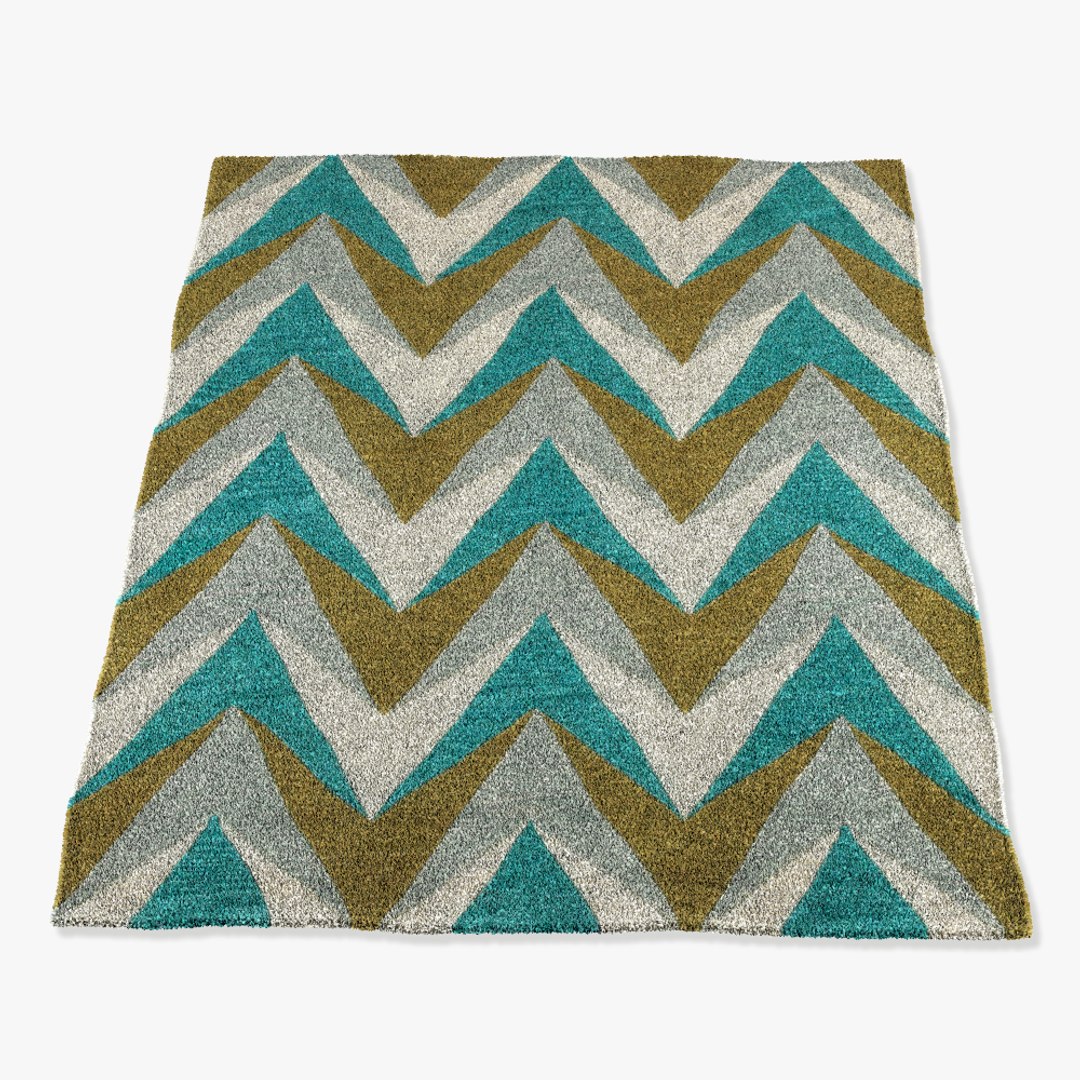 Rizzy Home Rugs Multi-colored 3d Model