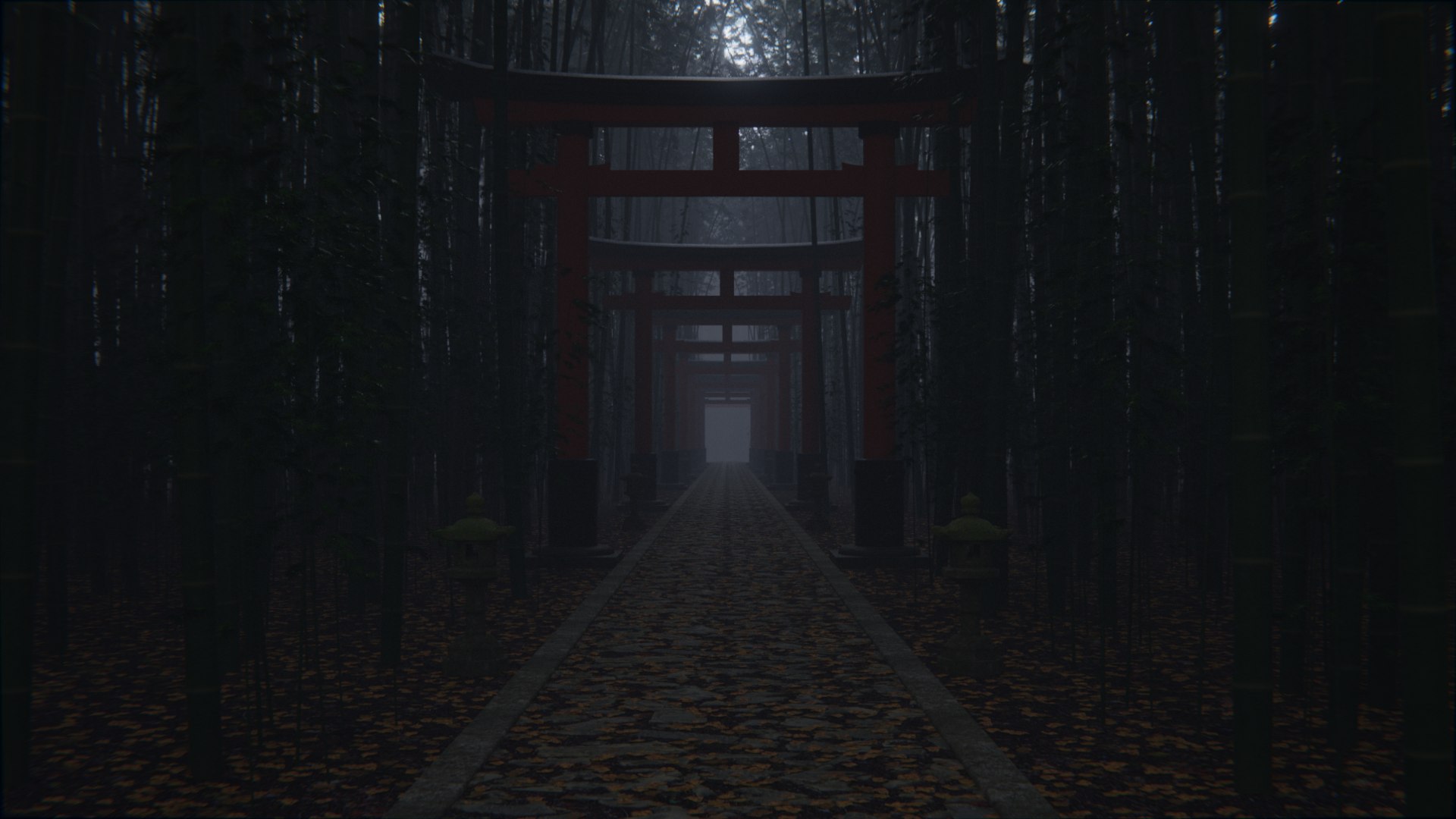 Japanese Bamboo Path 3d Scene model - TurboSquid 2051910