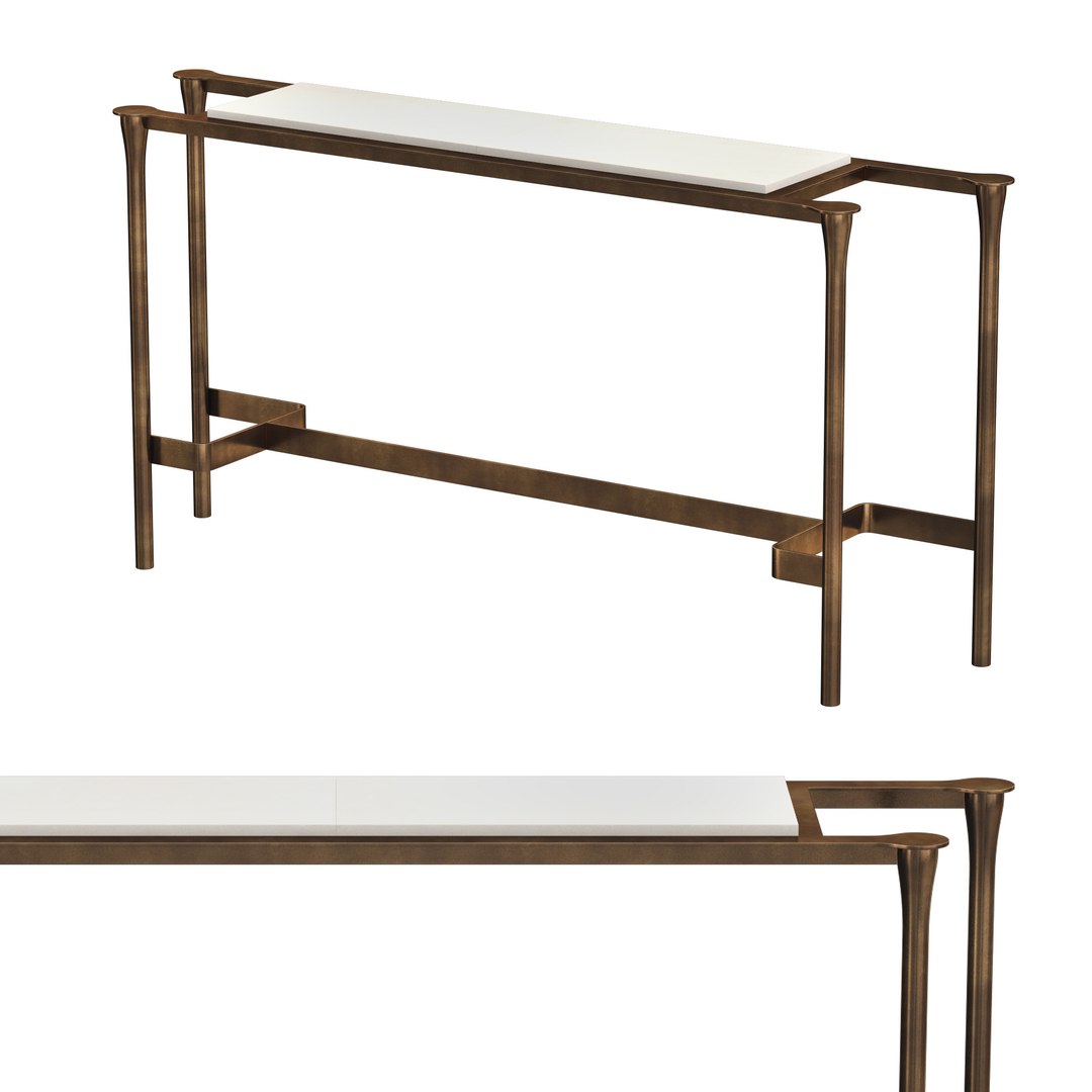 3D Calderwood Console Table Model - TurboSquid 2260682