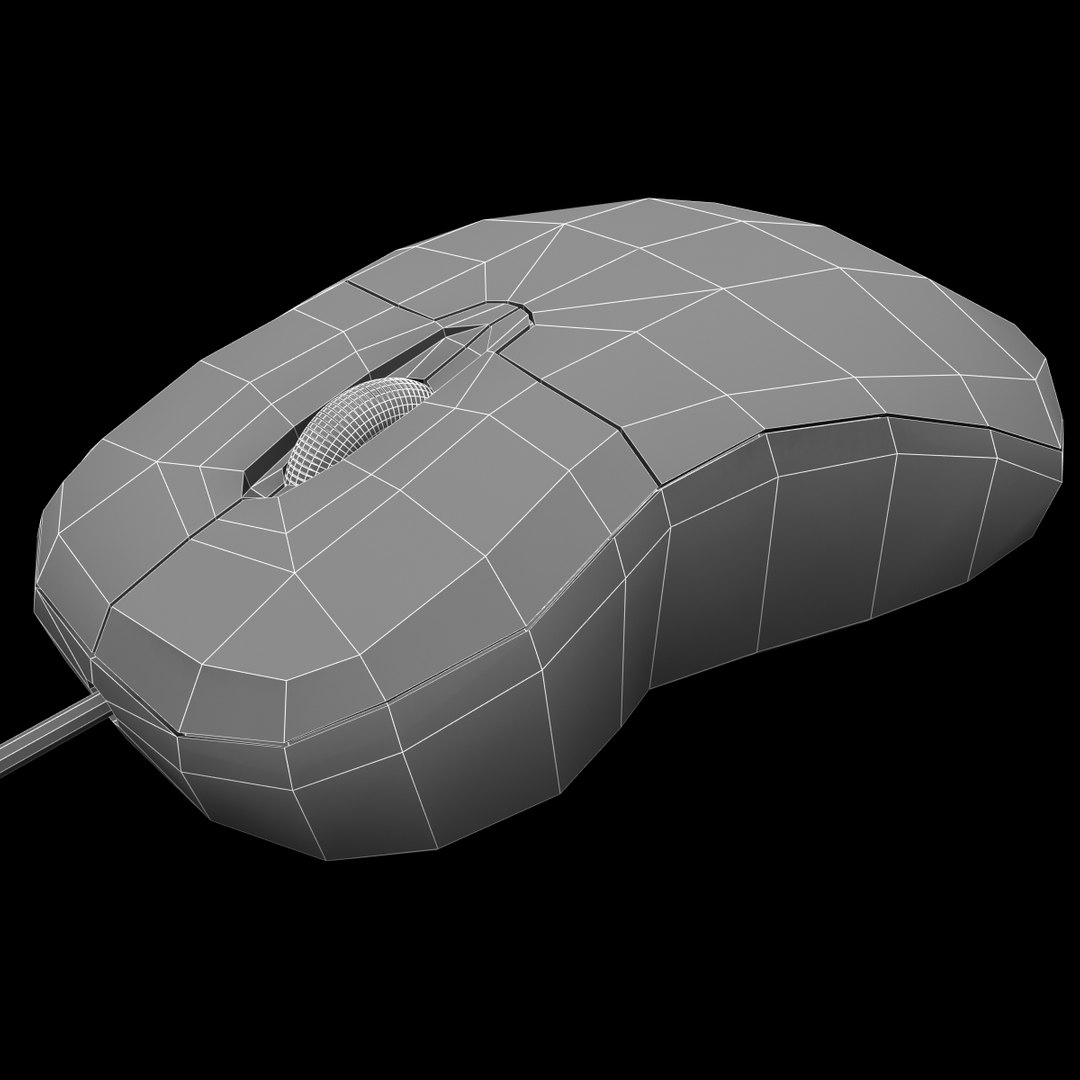 Realistic Microsoft Mouse 3d Model
