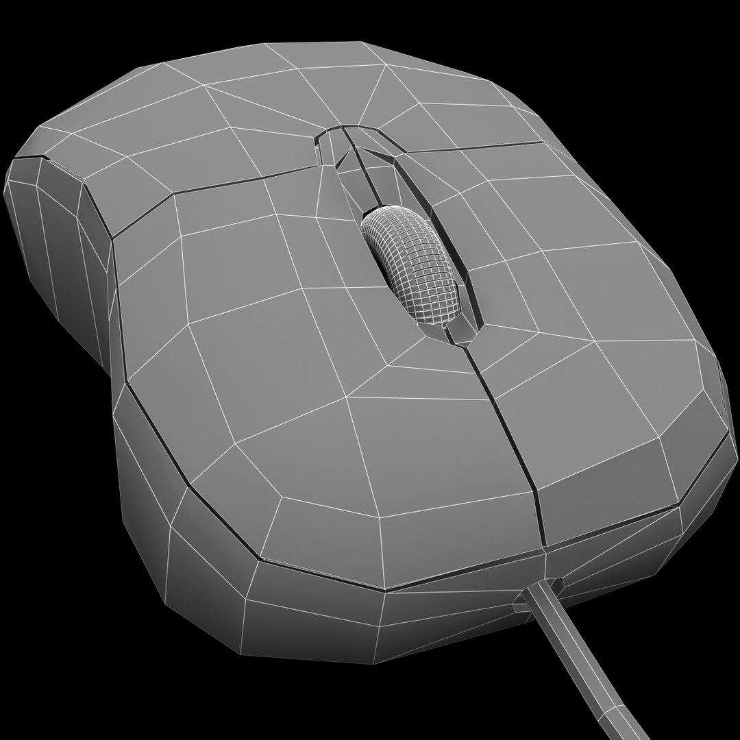 Realistic Microsoft Mouse 3d Model