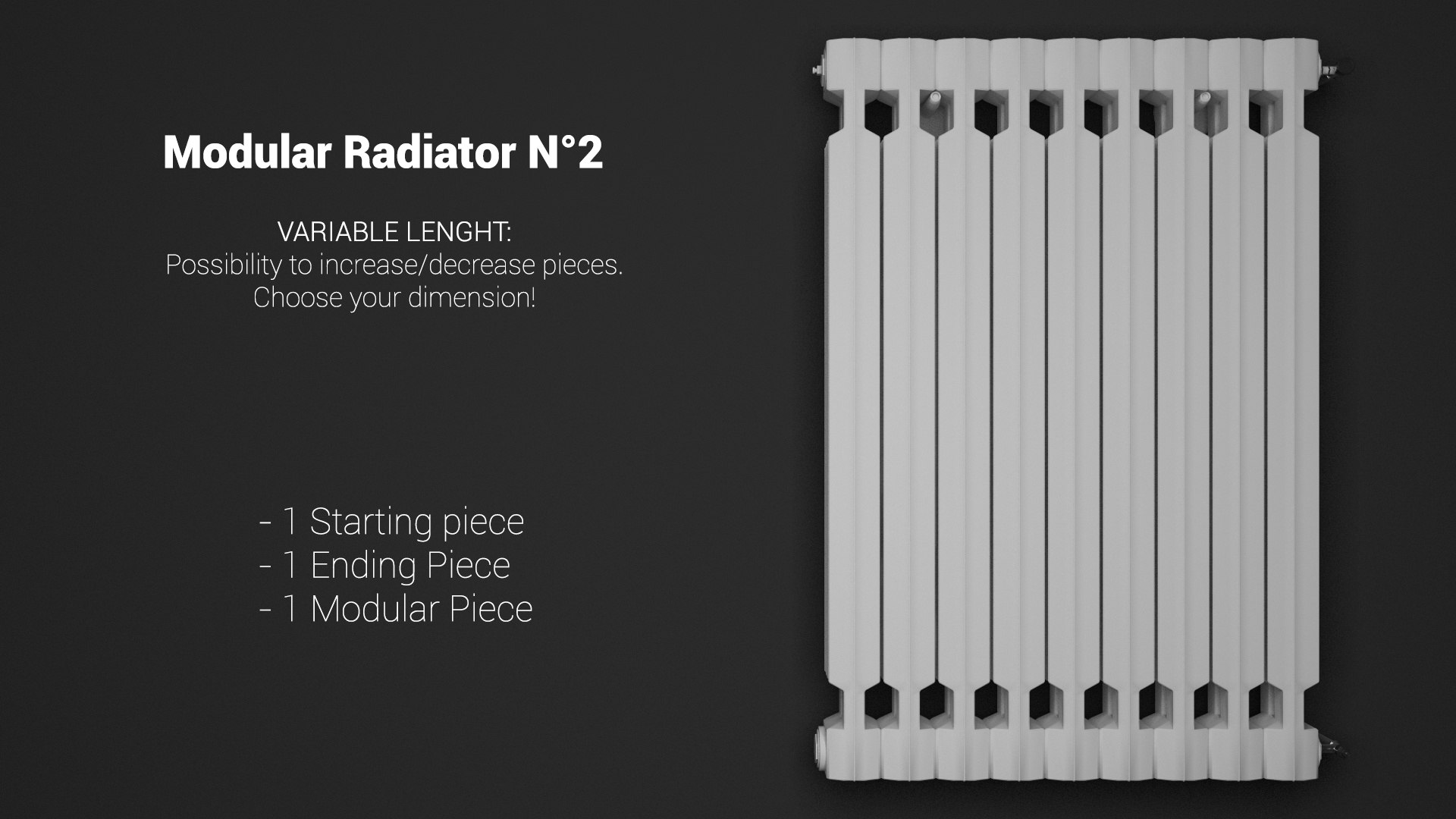 3D modular radiator n2 - TurboSquid 1386680