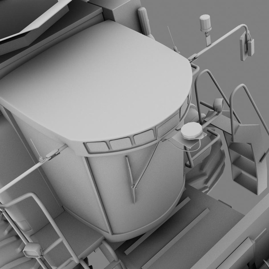 3d Model Of Corn Harvester