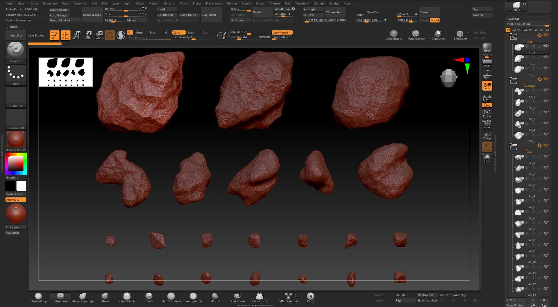 Set Of 22 Asteroids 3D Model - TurboSquid 2116008