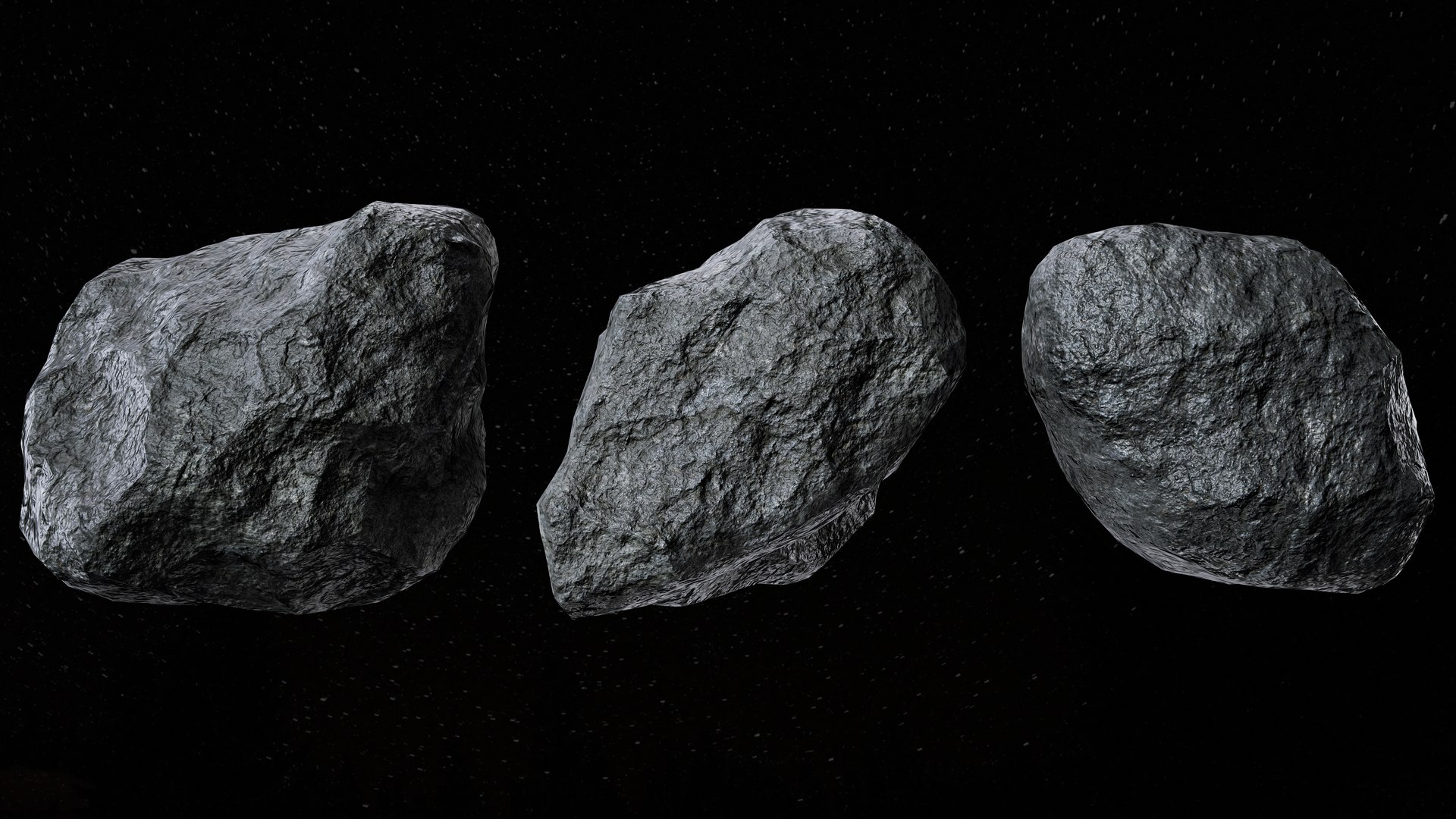 Set Of 22 Asteroids 3D Model - TurboSquid 2116008