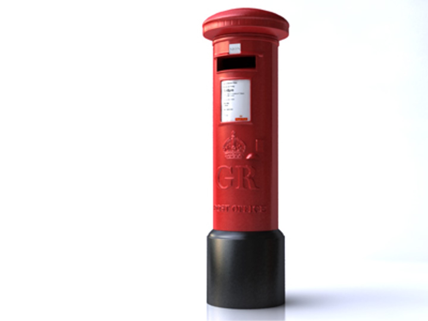 Royal Mail Box 3d Model
