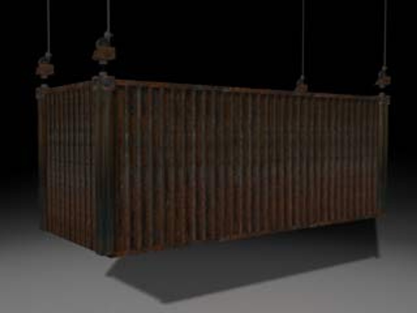 3d model industrial container