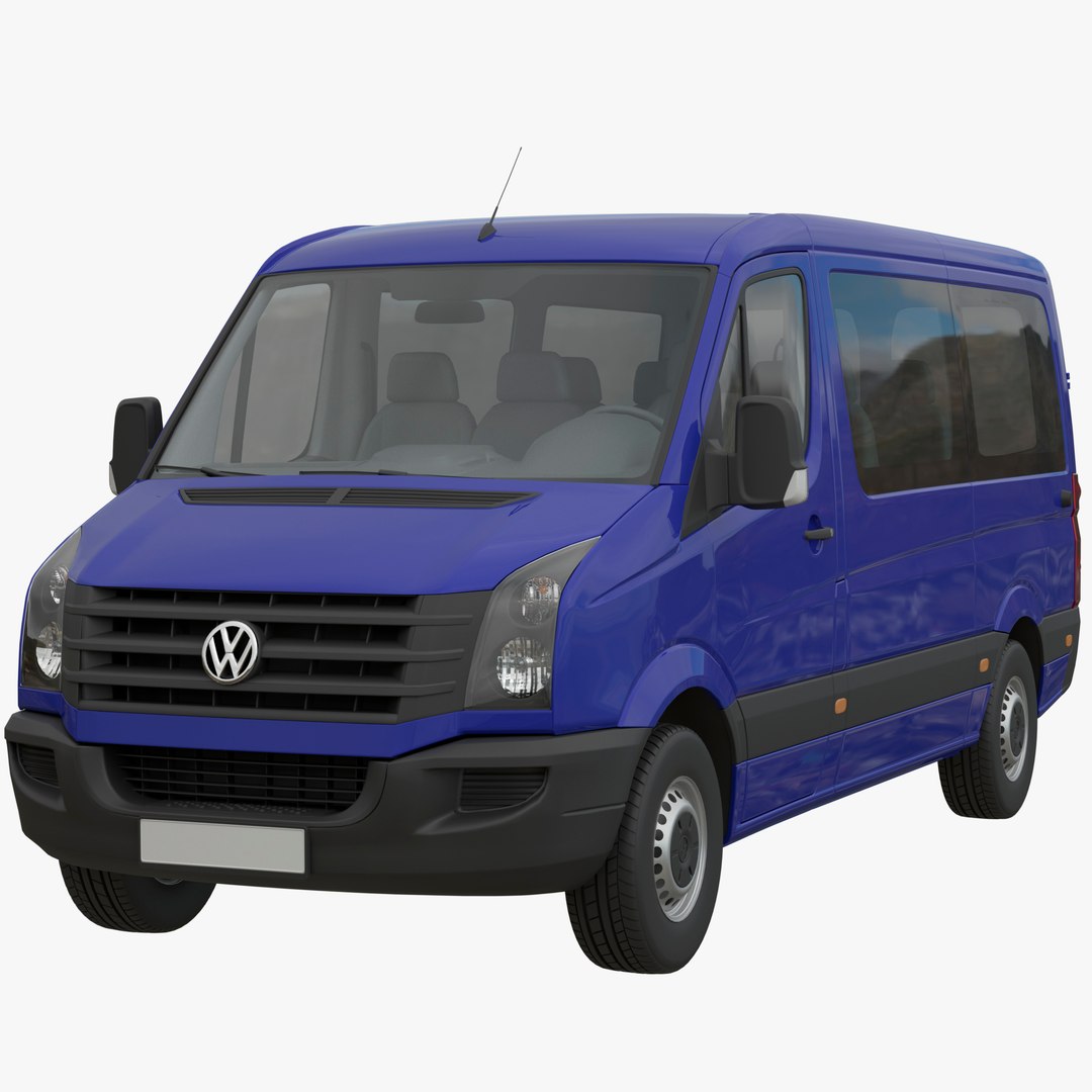 Volkswagen Crafter 2011 minibus L2H1 3D - TurboSquid 1910768