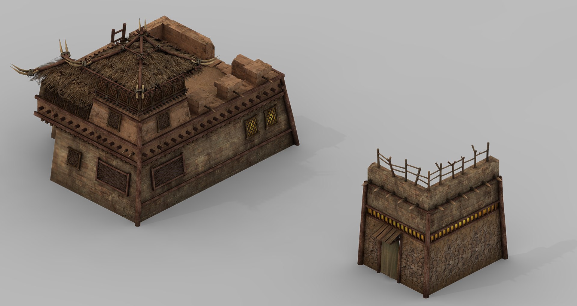3D desert - building store model - TurboSquid 1452778