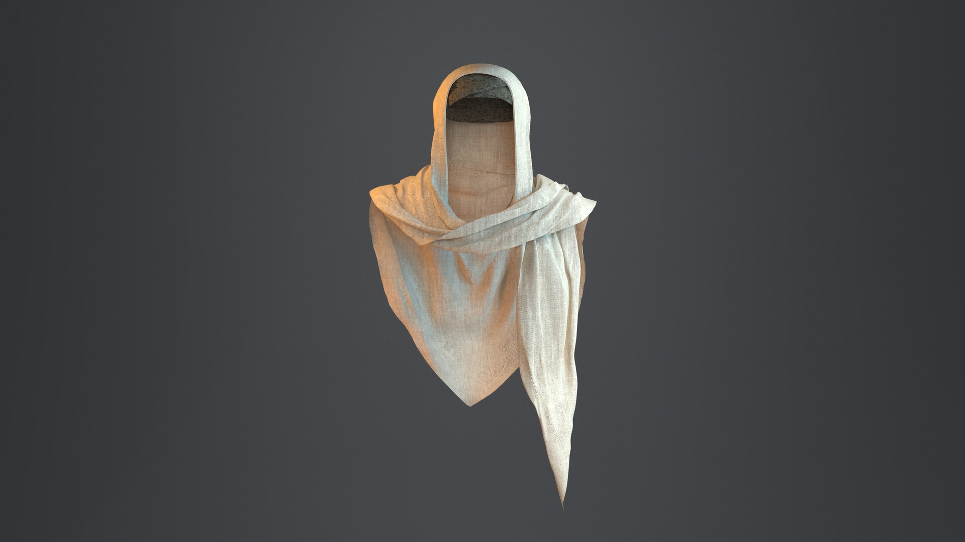 3D Head Scarf - TurboSquid 2090897
