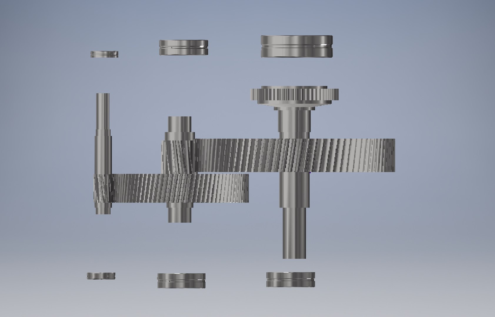 3D Two Stage Reduction Gearbox - TurboSquid 1962994