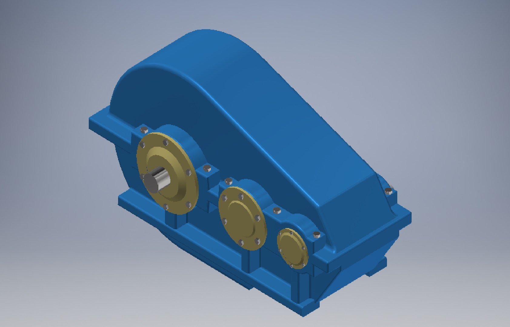 3D Two Stage Reduction Gearbox - TurboSquid 1962994