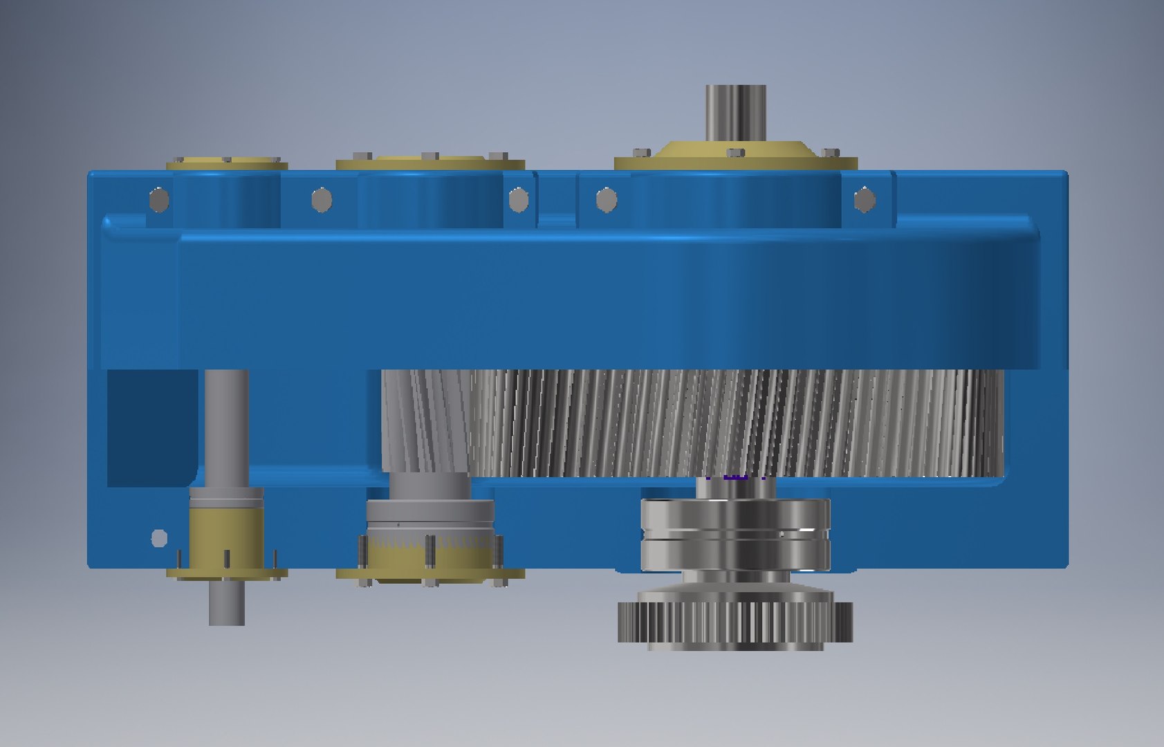3D Two Stage Reduction Gearbox - TurboSquid 1962994