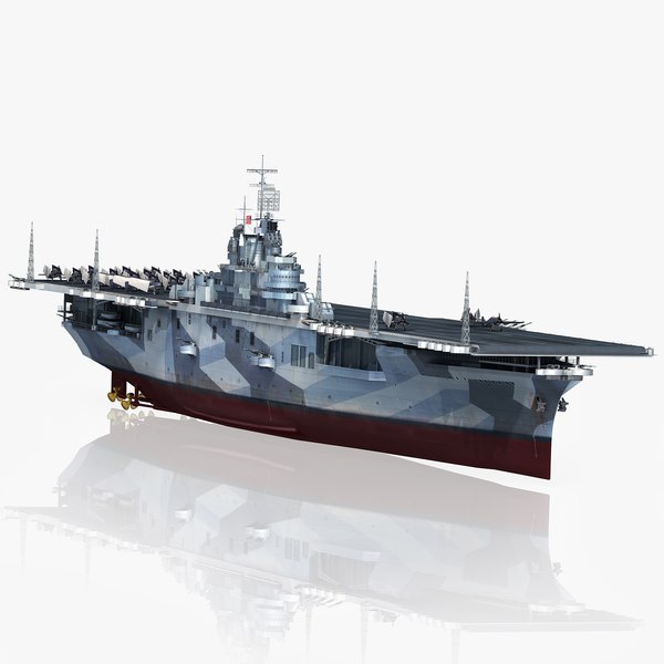 USS Intrepid CV-11 (1944-1945) Modelo 3D - TurboSquid 1412568