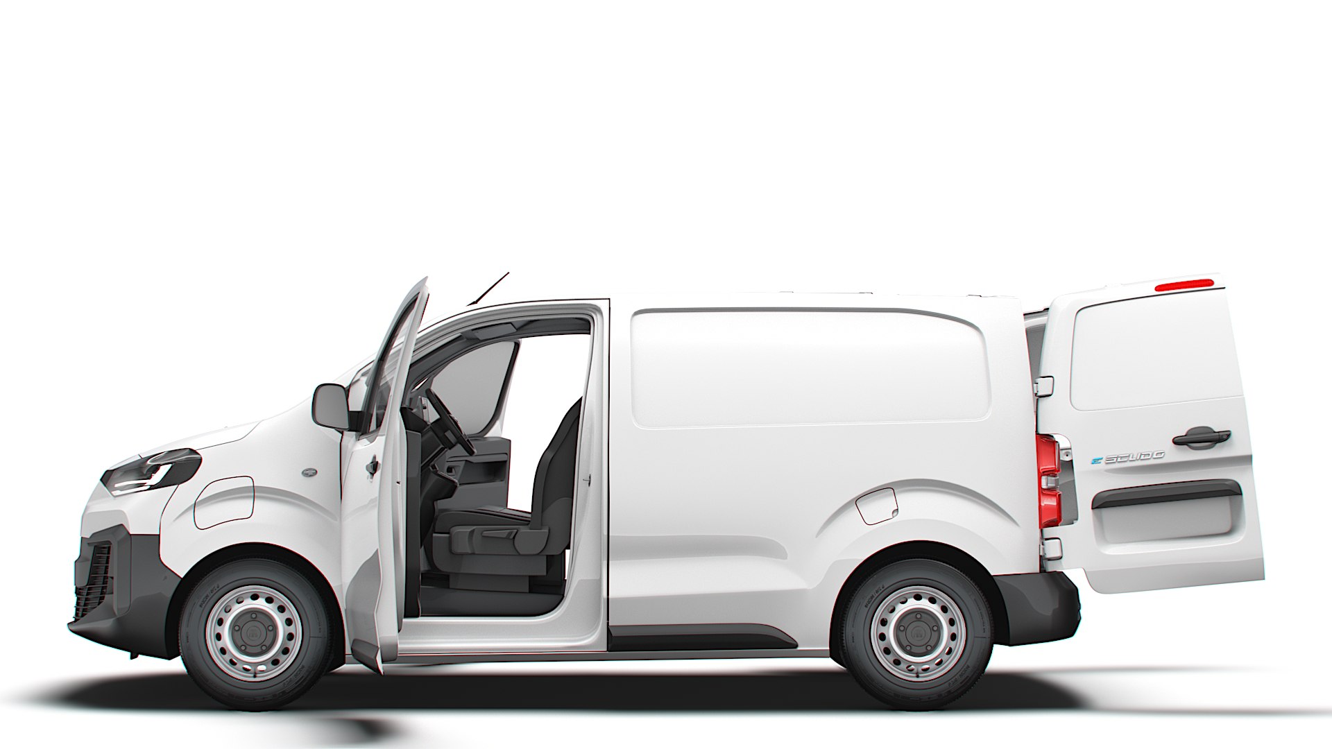 3D Fiat E Scudo Van L1 HQ Interior 2024 - TurboSquid 2256654