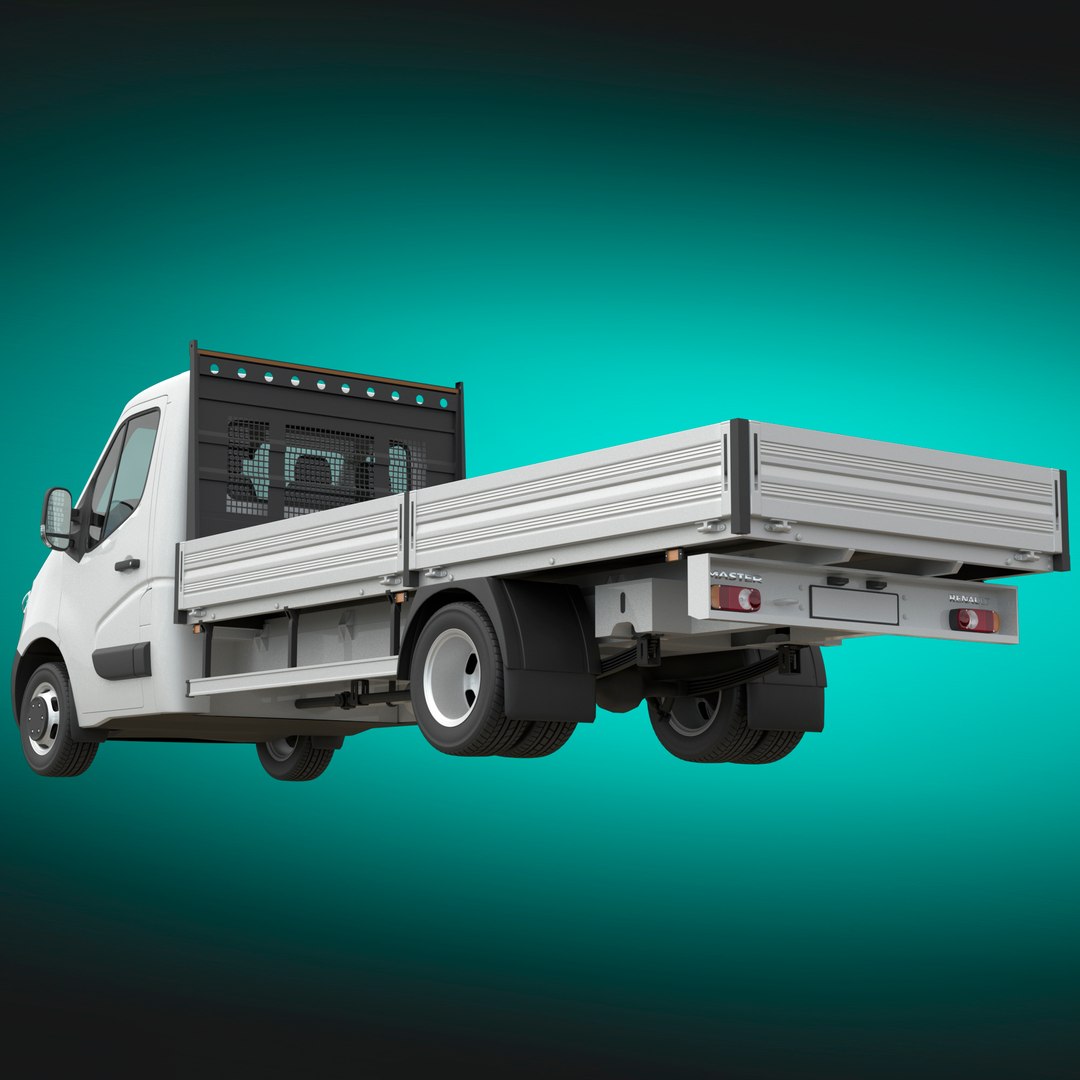 Renault Master 2015 Chassis Cab L4H1 3D Model - TurboSquid 1922407