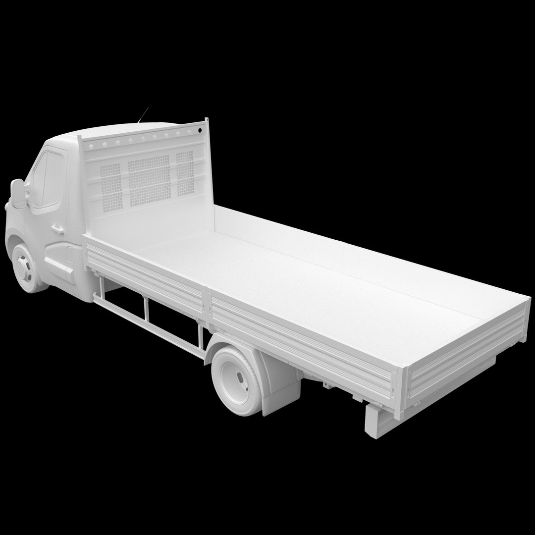 Renault Master 2015 Chassis Cab L4H1 3D Model - TurboSquid 1922407