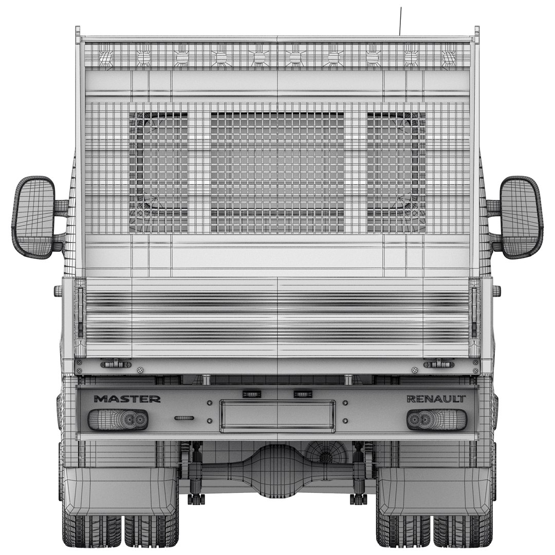 Renault Master 2015 Chassis Cab L4H1 3D Model - TurboSquid 1922407