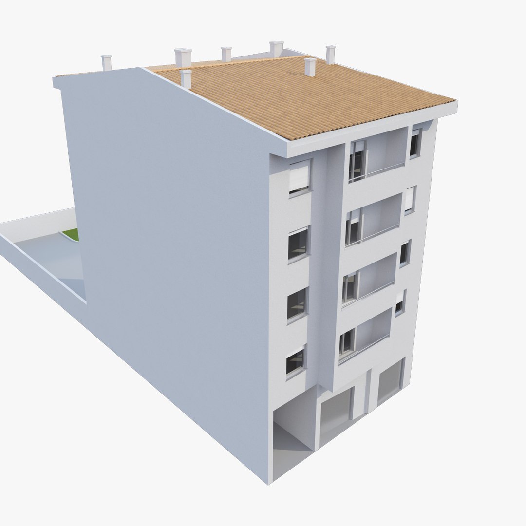 Residential Building 3d Max